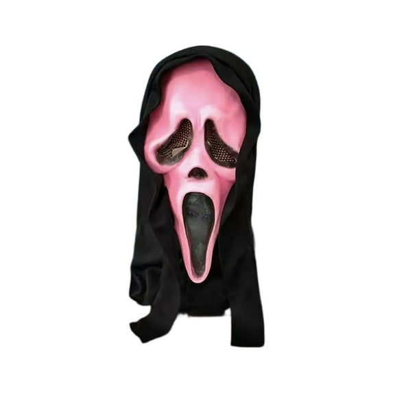 Halloween Decorations, Halloween Ghostface Mask, Natural Latex Scary ...