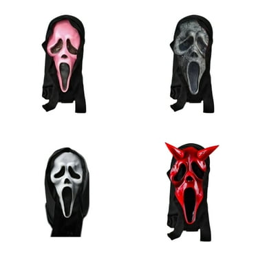 Fun World - Scream Halloween Scary Rhinestone Ghost Face Mask with ...