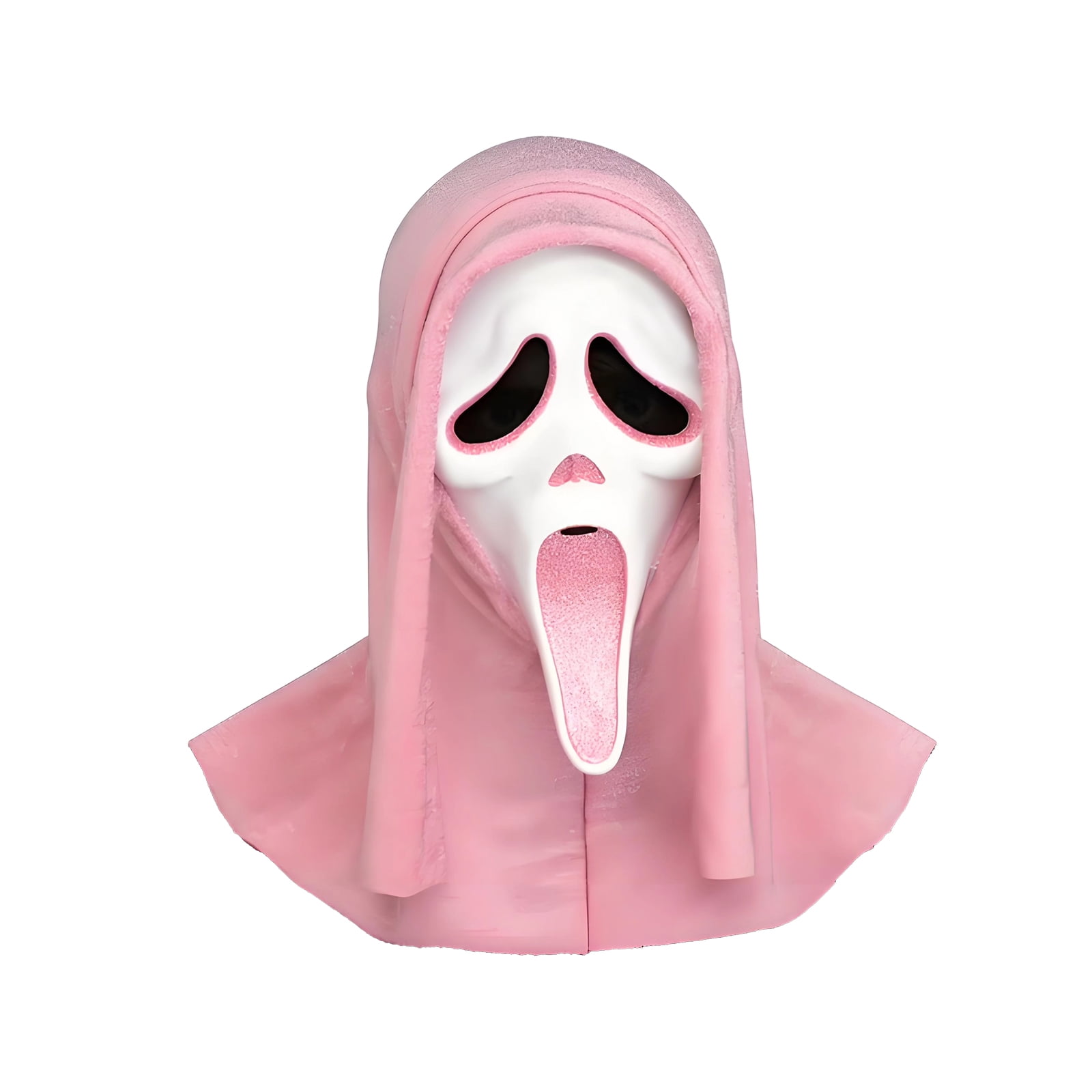 Halloween Decorations, Halloween Ghostface Mask, Natural Latex Scary ...