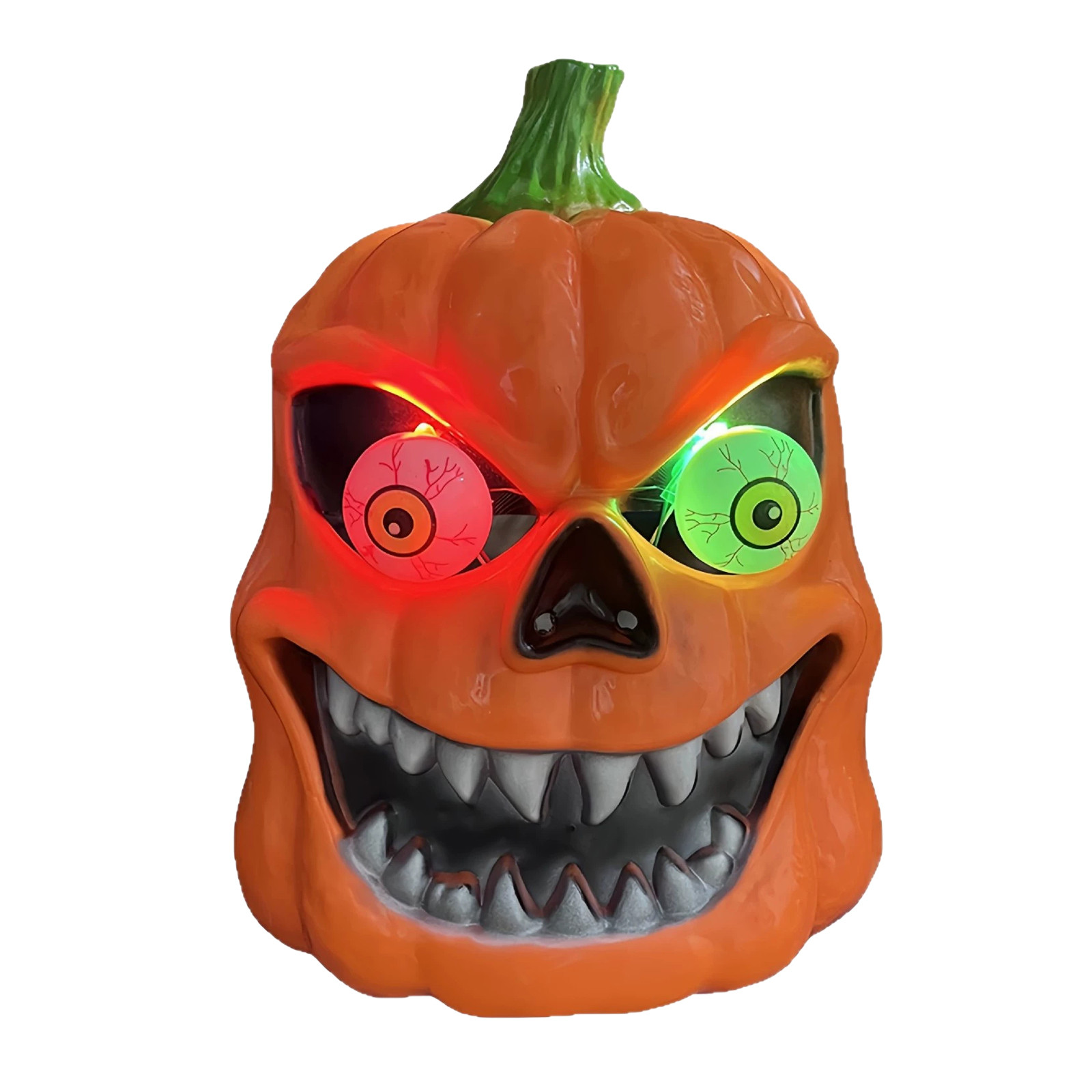 Halloween Decorations Halloween Horror Pumpkin Mask Glowing Makeup ...