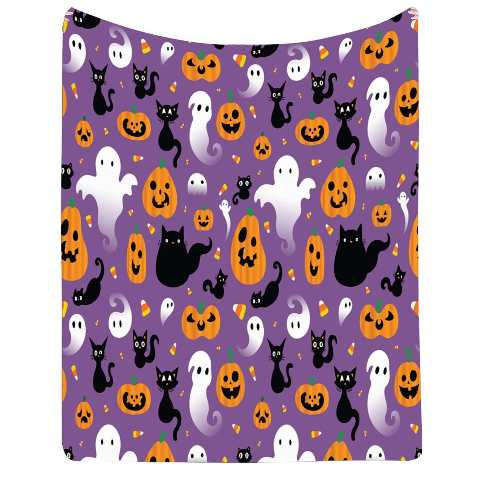 Halloween Decorations,Halloween Pumpkin GhostSkull Bat BlackCat Printed ...