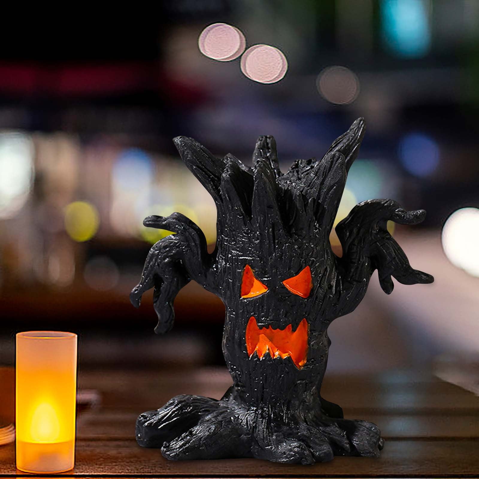 Halloween Decorations,Halloween Tree Faces Tree | Realistic Halloween ...