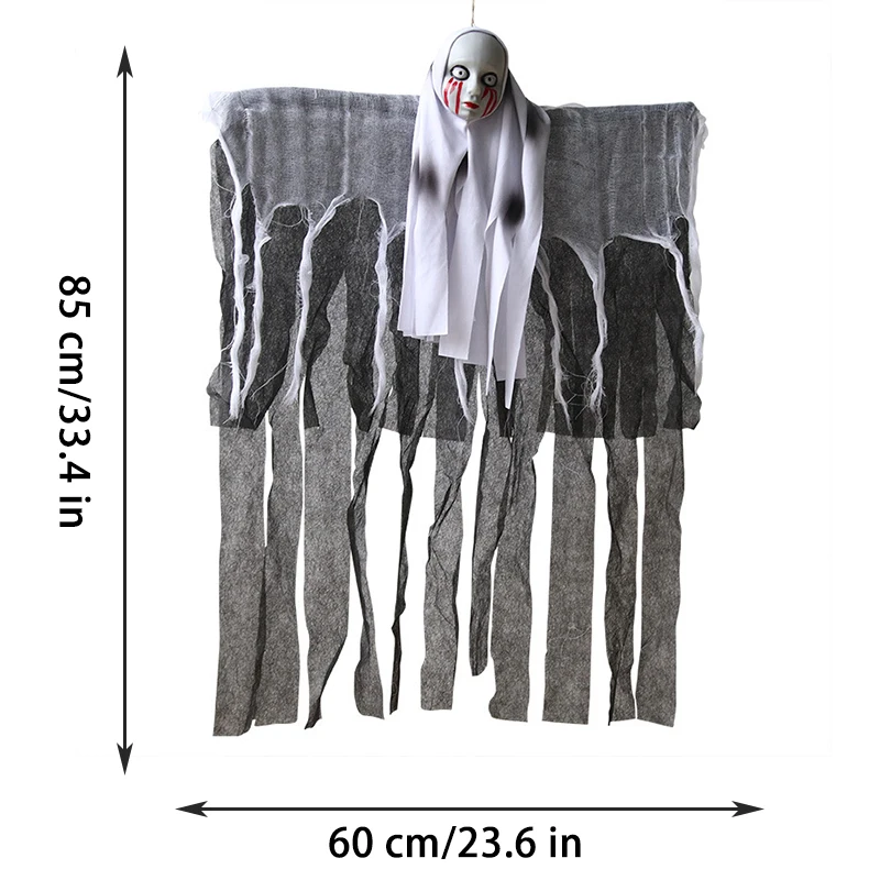 Halloween Decorations Hanging Ghosts Ghosts Skeletons Gauze Haunted ...