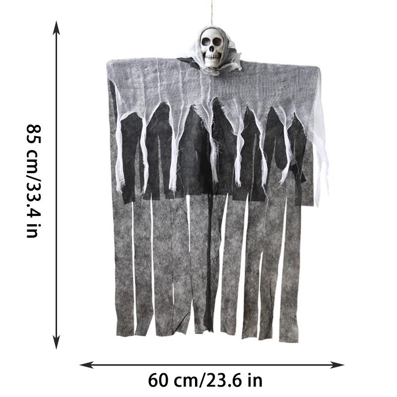 Halloween Decorations Hanging Ghosts Ghosts Skeletons Gauze Haunted ...