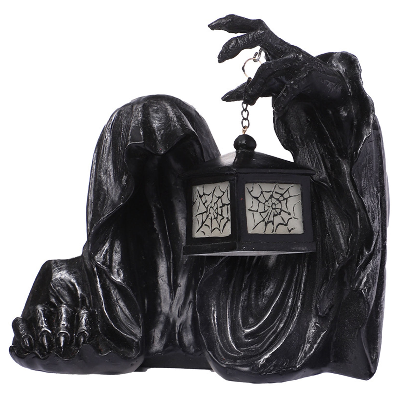 Halloween Decorations Hell Messenger Figurine Statue - Faceless Ghost ...