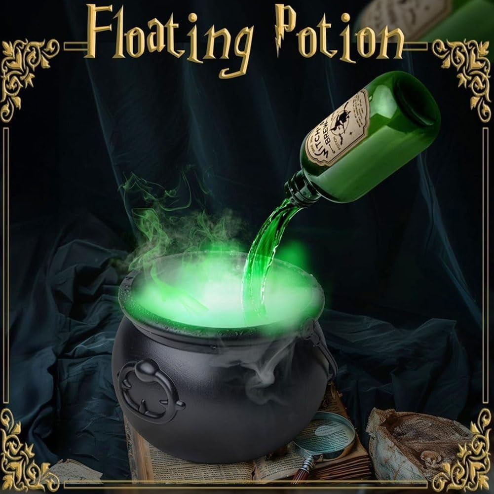 Halloween Decorations Indoor - 10"Cauldron Halloween Decor with Magic ...