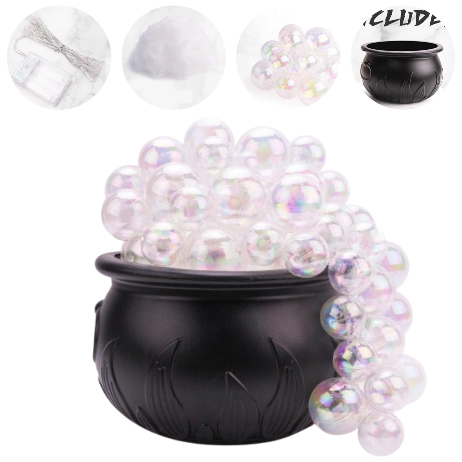 Halloween Decorations Indoor - 11 Inches Witch Cauldron Set - Hocus ...