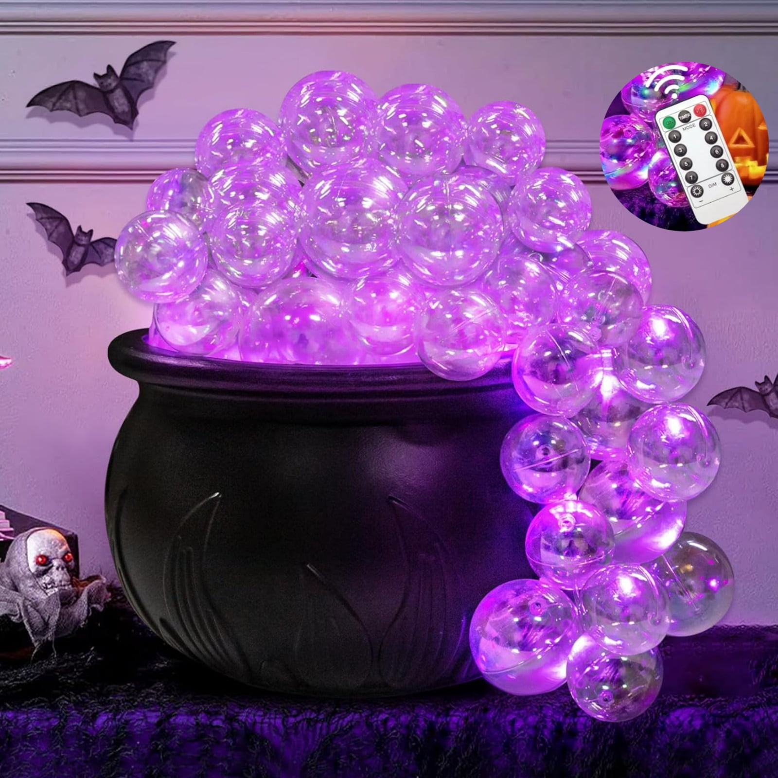 Halloween Decorations Indoor,Black Witches Cauldron,Halloween Party ...