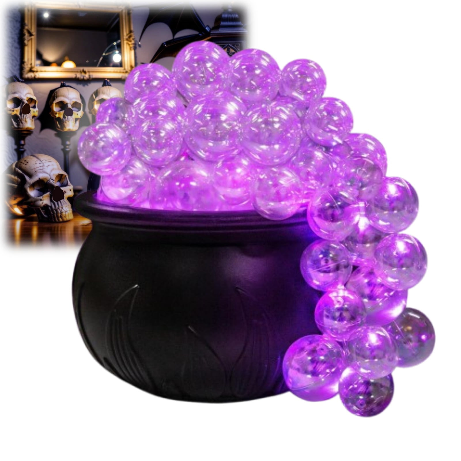 Halloween Decorations Indoor,Black Witches Cauldron,Halloween Party ...