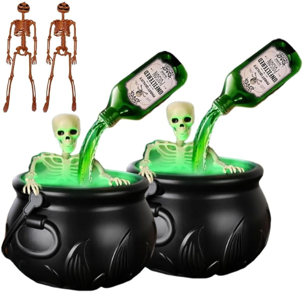 Halloween Decorations Indoor - Cauldron Halloween Decor with Magic ...