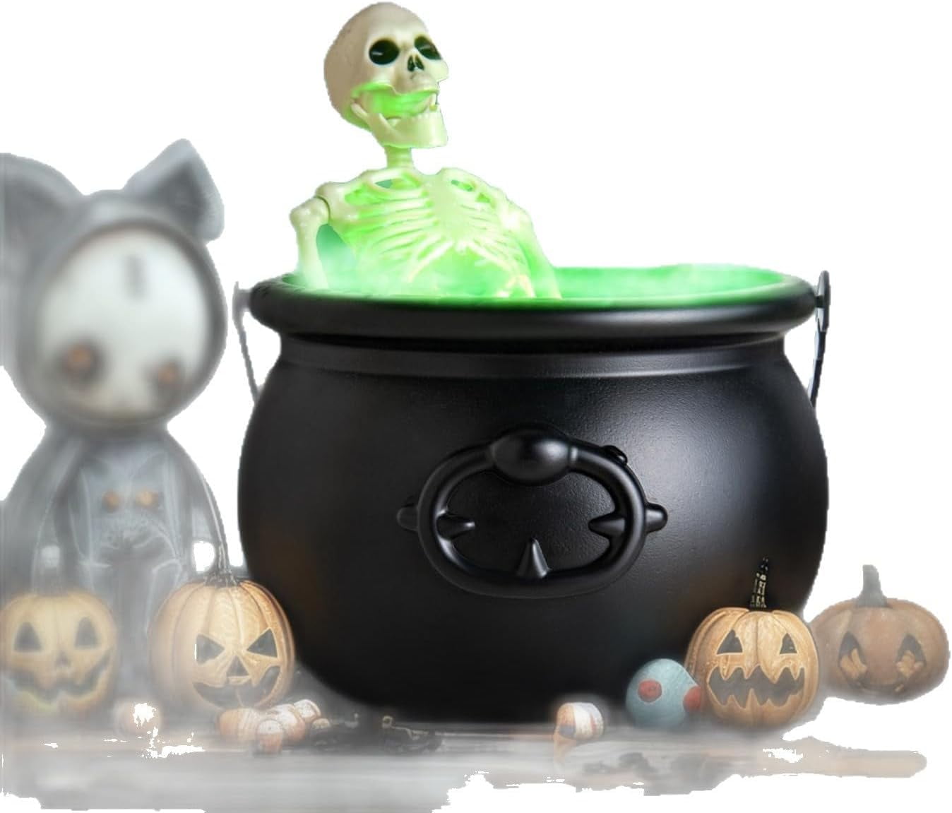 Halloween Decorations Indoor - Cauldron Halloween Decor with Magic ...