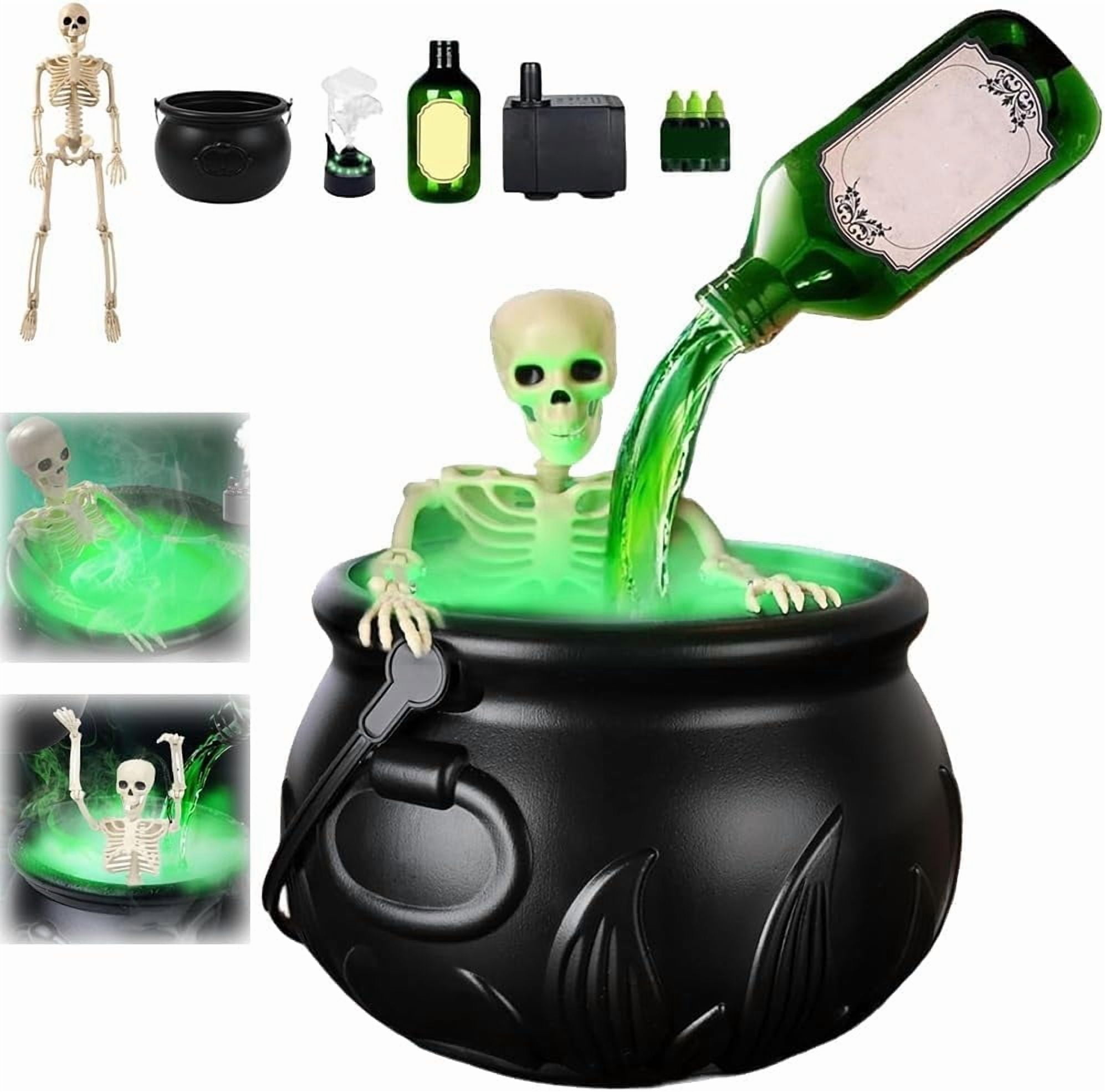 Halloween Decorations Indoor - Cauldron Halloween Decor with Magic ...