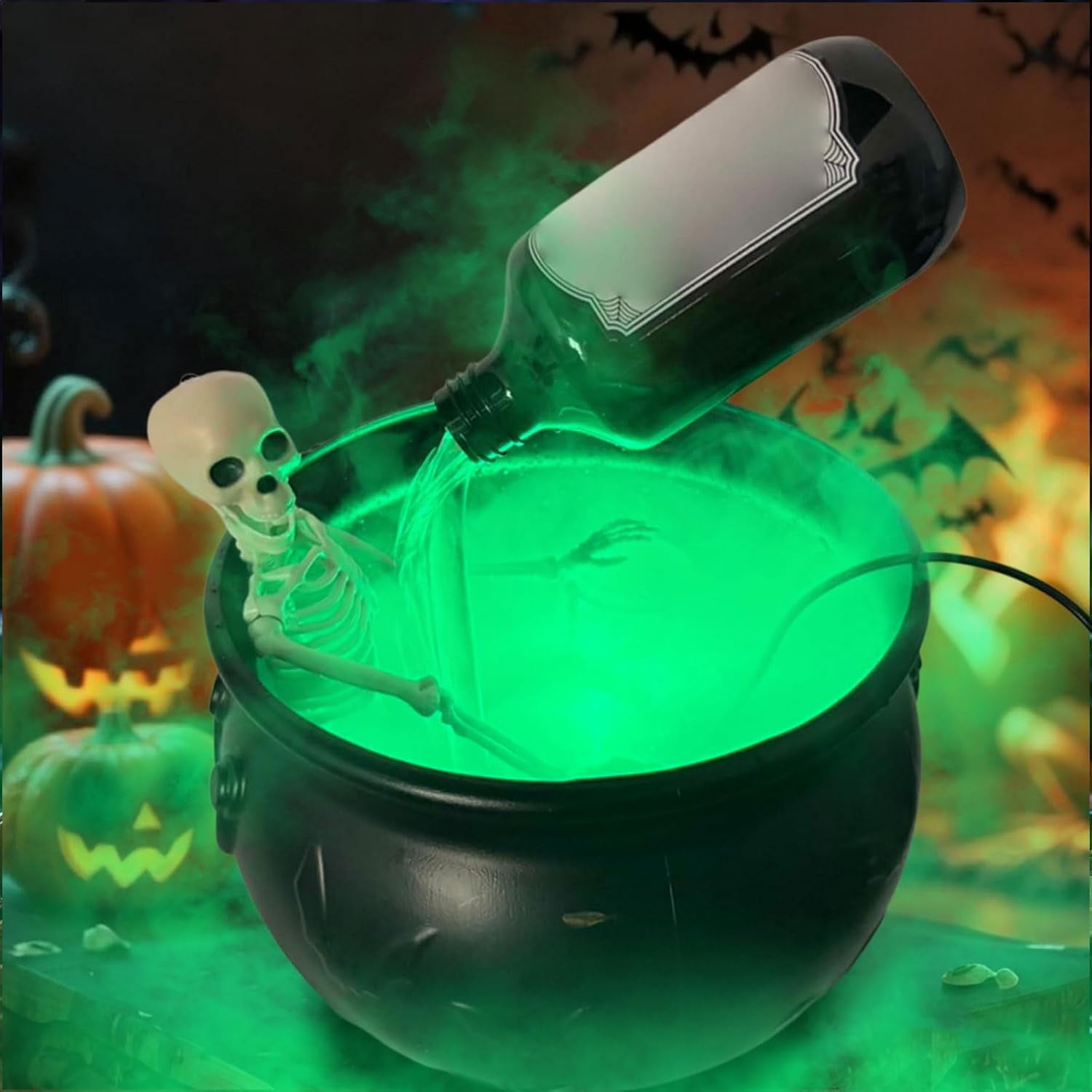 Halloween Decorations Indoor,Cauldron Halloween Decor with Magic ...
