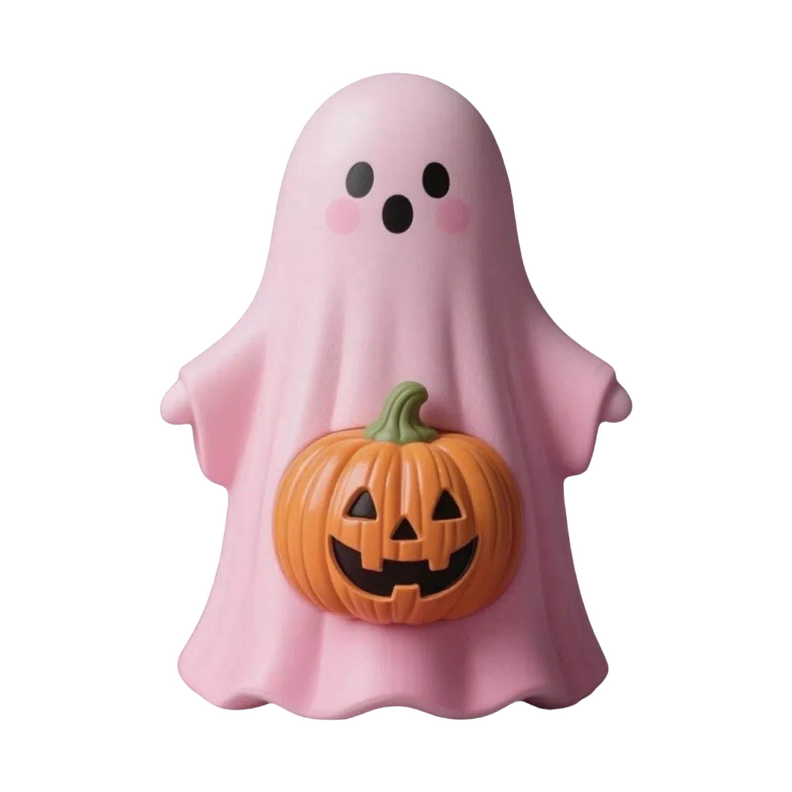 Halloween Decorations Indoor- Cute Ghost Figurine with Pumpkin, Resin ...