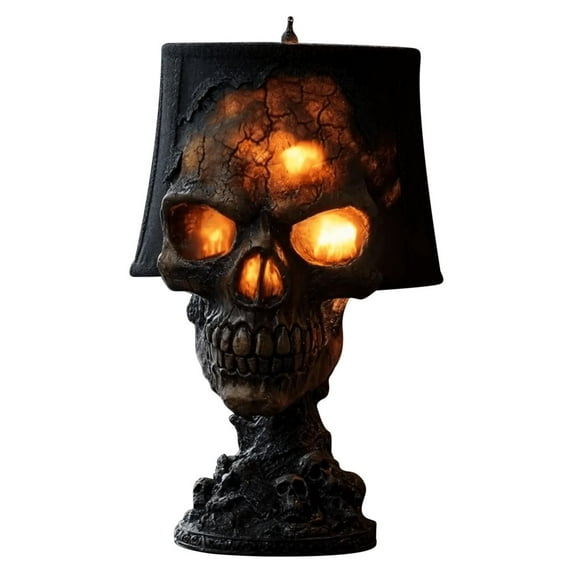 Halloween Decorations Indoor, Glowing LED Skull Light Halloween Decor ...