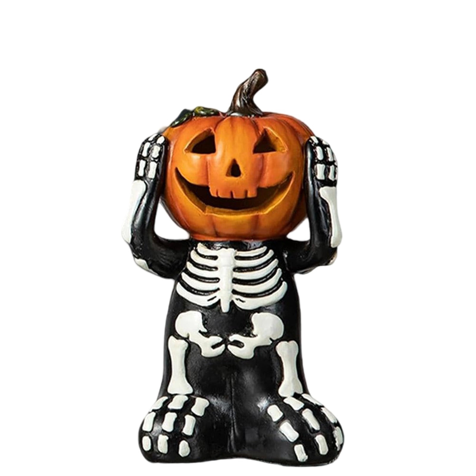 Halloween Decorations Indoor Outdoor, Halloween Resin Pumpkin Desktop ...