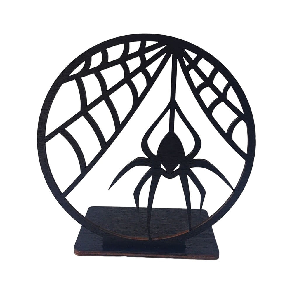 Halloween Decorations Indoor Spider, Hwkond Circular Spider Shape ...