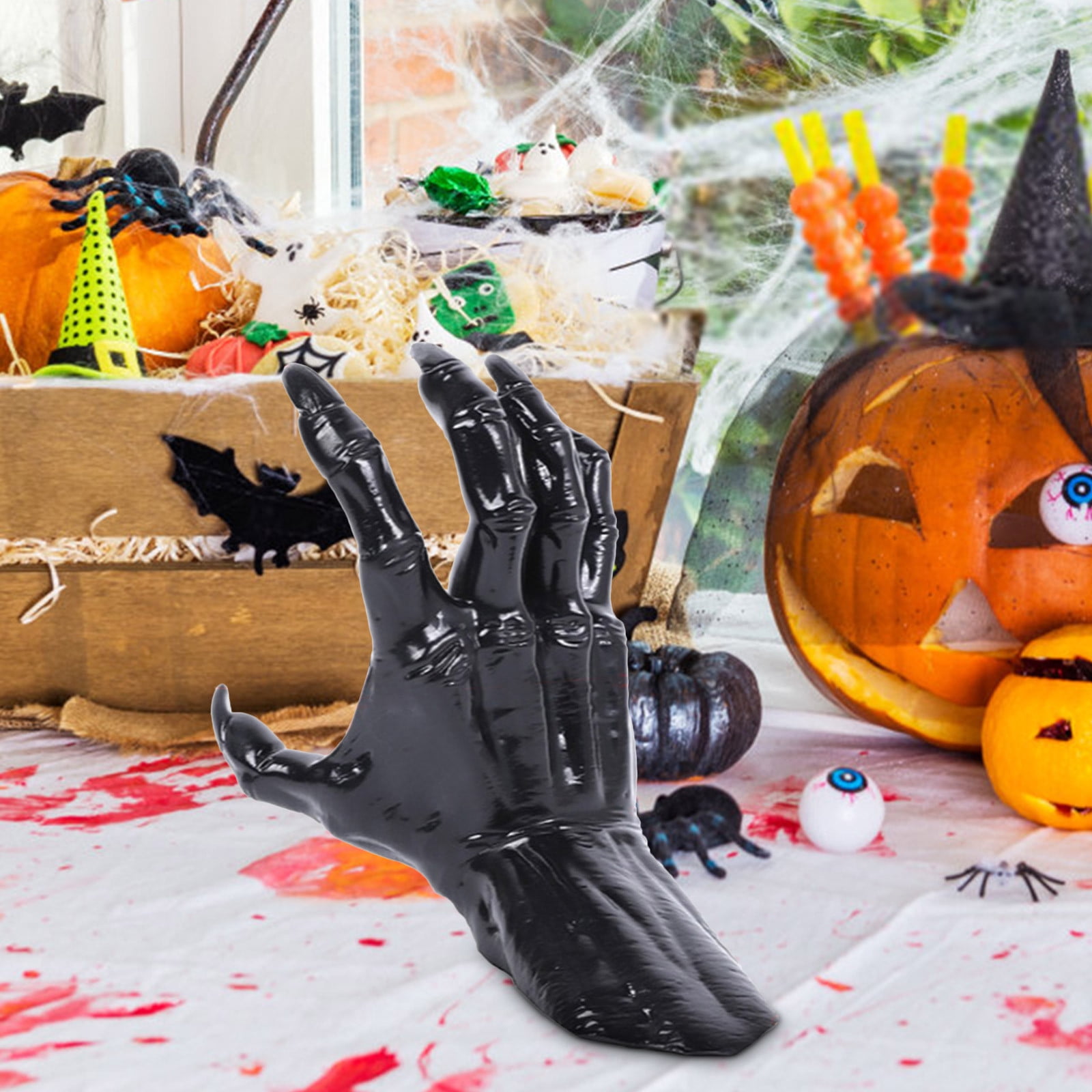 Halloween Decorations Indoor Wall Mounted Creepy Reaching Hands With ...