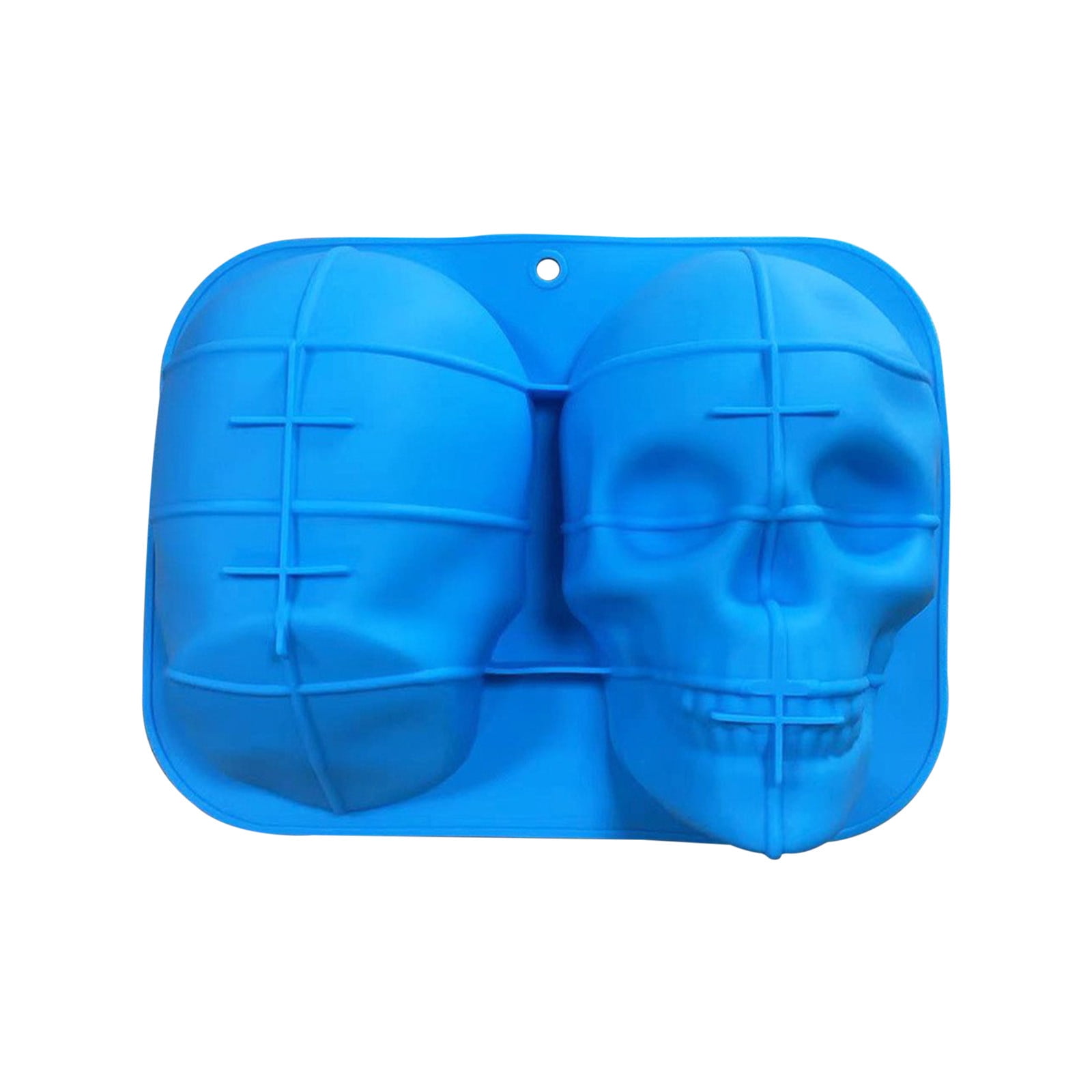 Halloween Decorations Large Silicone Skull Cake Mold Skull Ice Mold ...