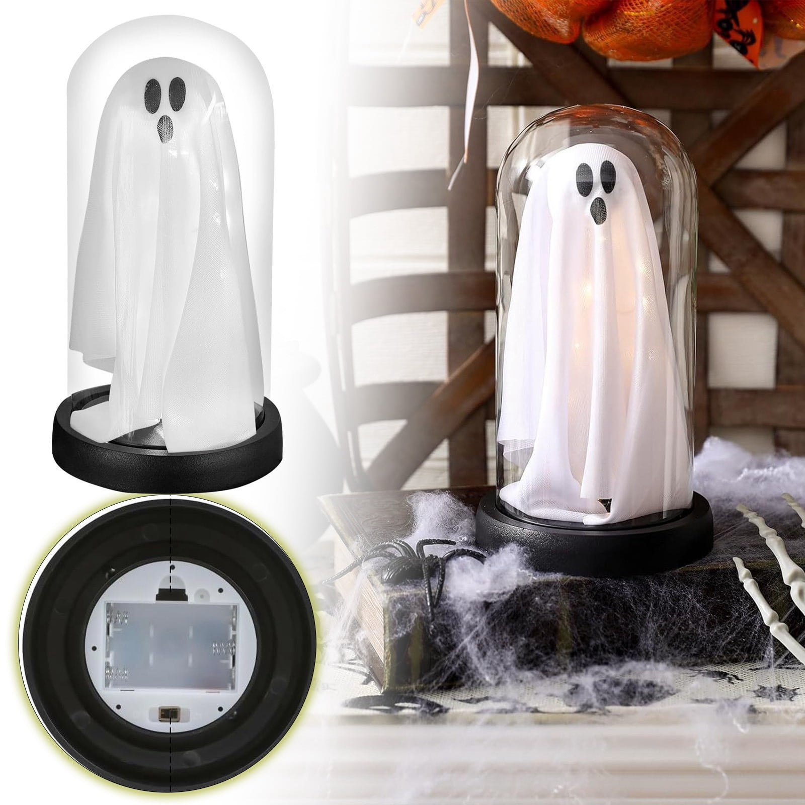 Halloween Decorations Light Up - Spooky Animated Glowing Family Set for ...