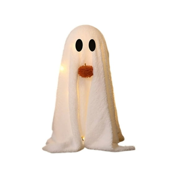 Halloween Decorations, Light-Up Ghosts with Pumpkin Halloween Decor ...