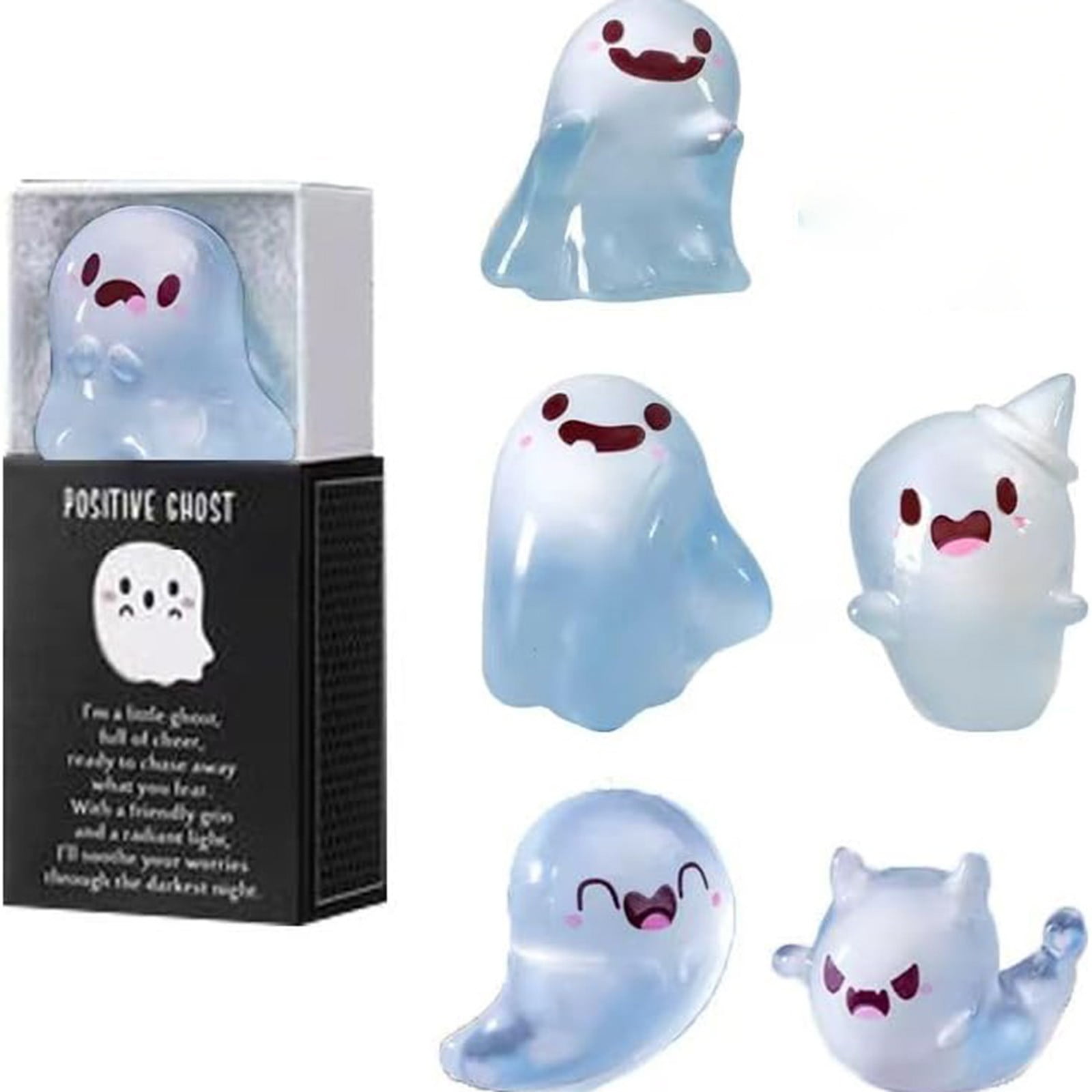 Halloween Decorations Ornament Ghost Decor - Halloween Mini Ghost ...