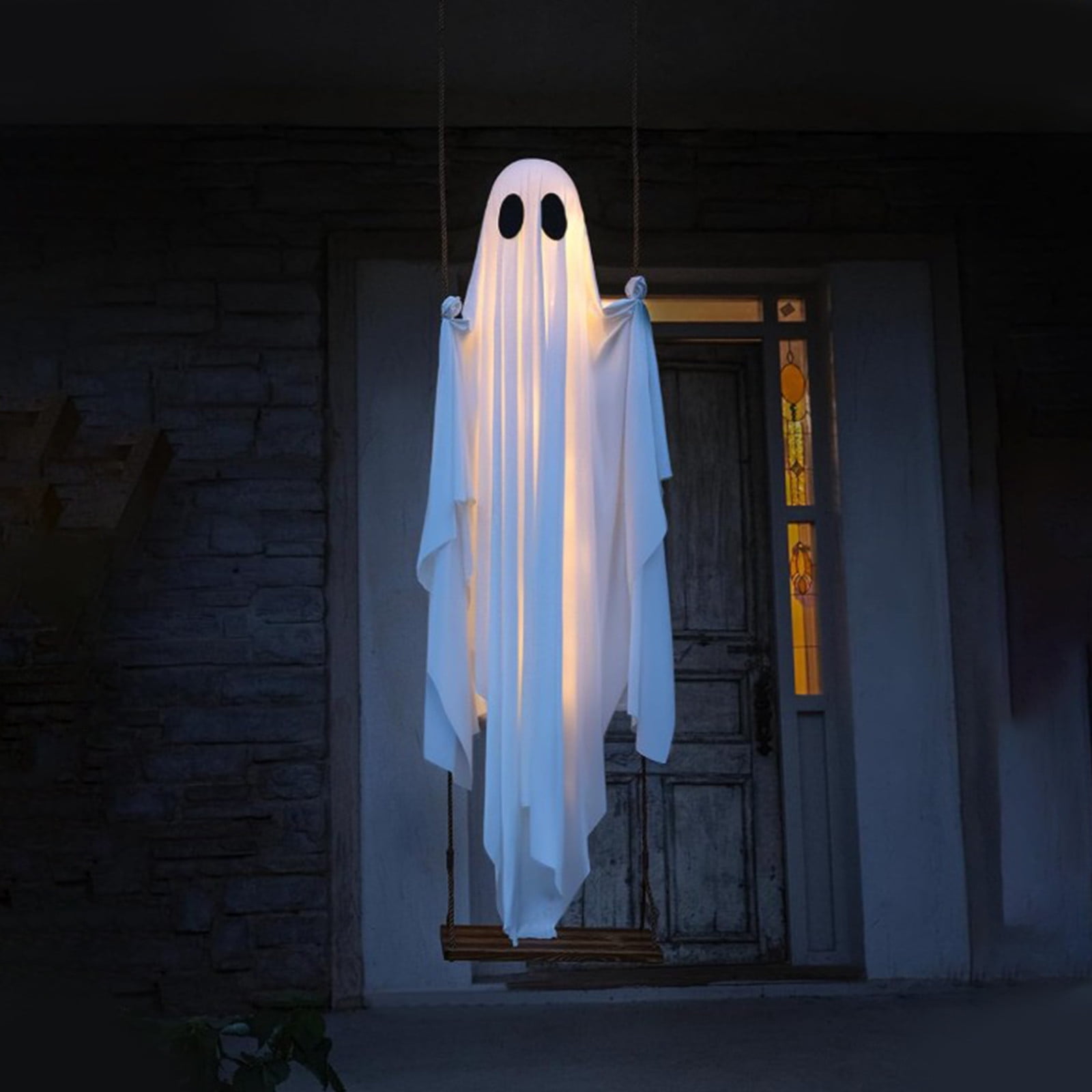 Halloween Decorations Outdoor - 5 FT Large Hanging Swing Ghost ...