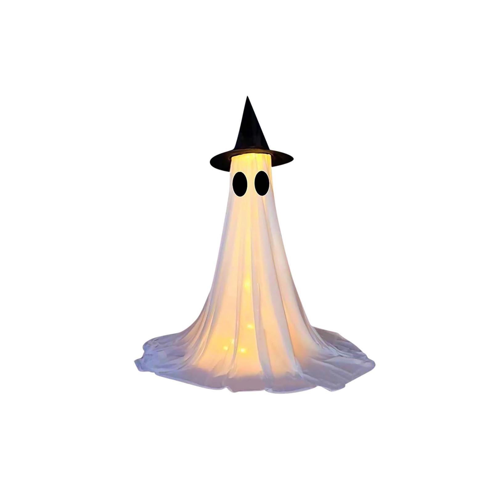 Halloween Decorations Outdoor, 6.9" Spooky Halloween Ghost Decor with 8 ...