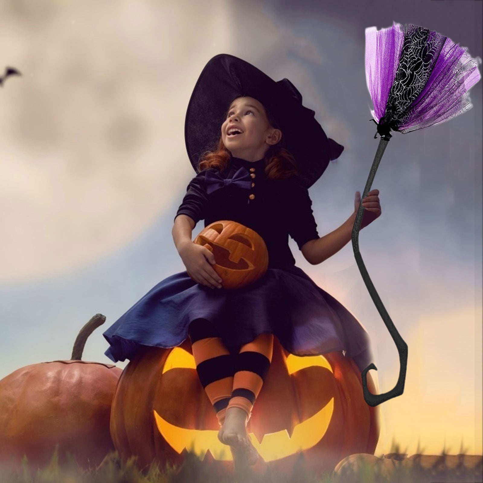 Halloween Decorations Outdoor COS Prop Magical Sweeper Of The Witch ...