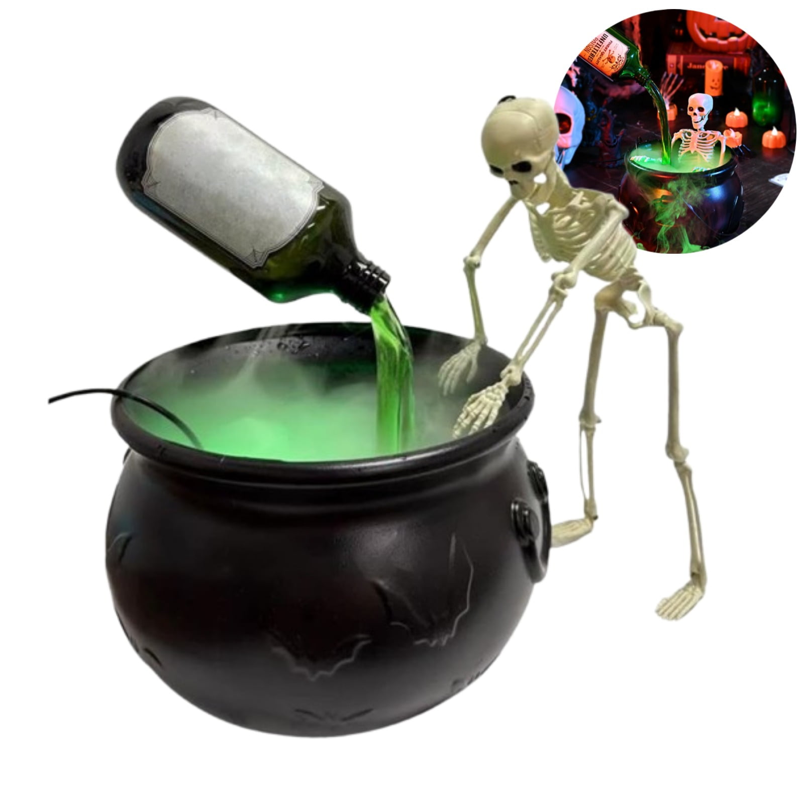 Halloween Decorations Outdoor - DIY Glowing Potion Kit with Witch ...