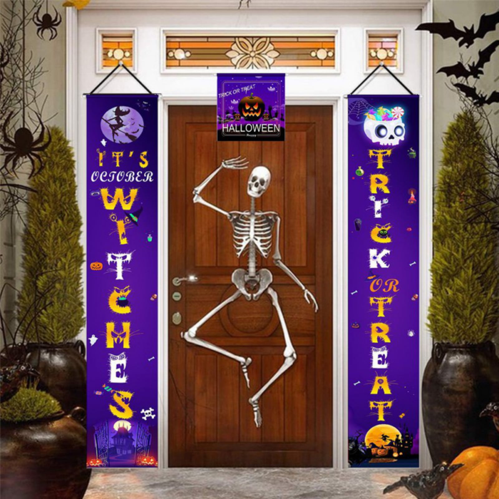 Halloween Decorations Outdoor, Front Porch Halloween Decorations, Trick ...