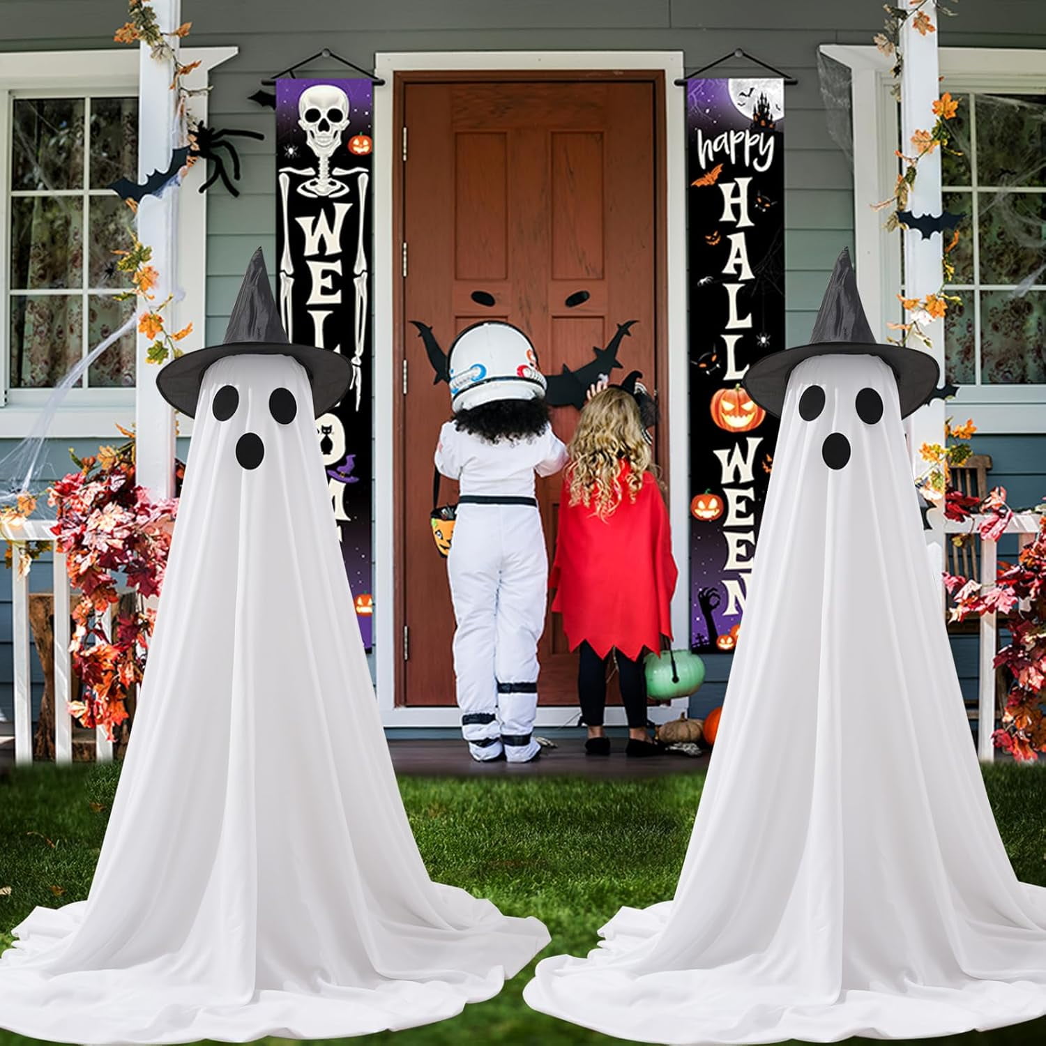 Halloween Decorations Outdoor Indoor- Light Up Ghost-Lighted Spooky ...