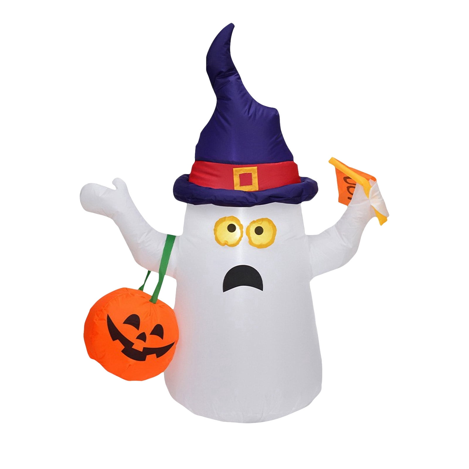 Halloween Decorations Outdoor Indoor,Spooky Ghost with Witch Hat, Scary ...