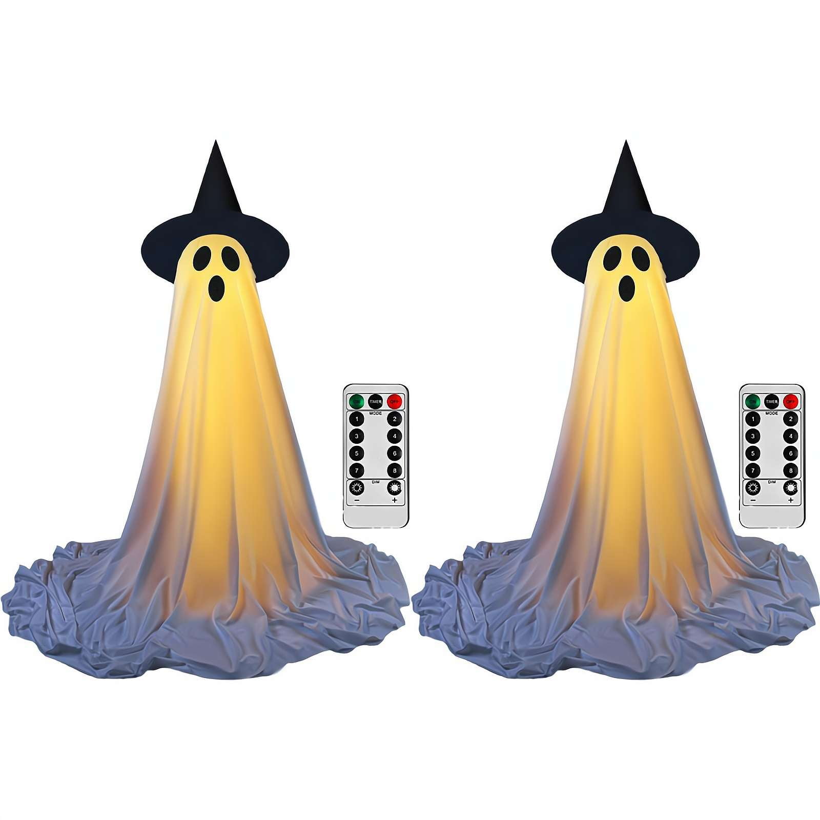 Halloween Decorations Outdoor,Large Lighted White Cloth Ghosts ...