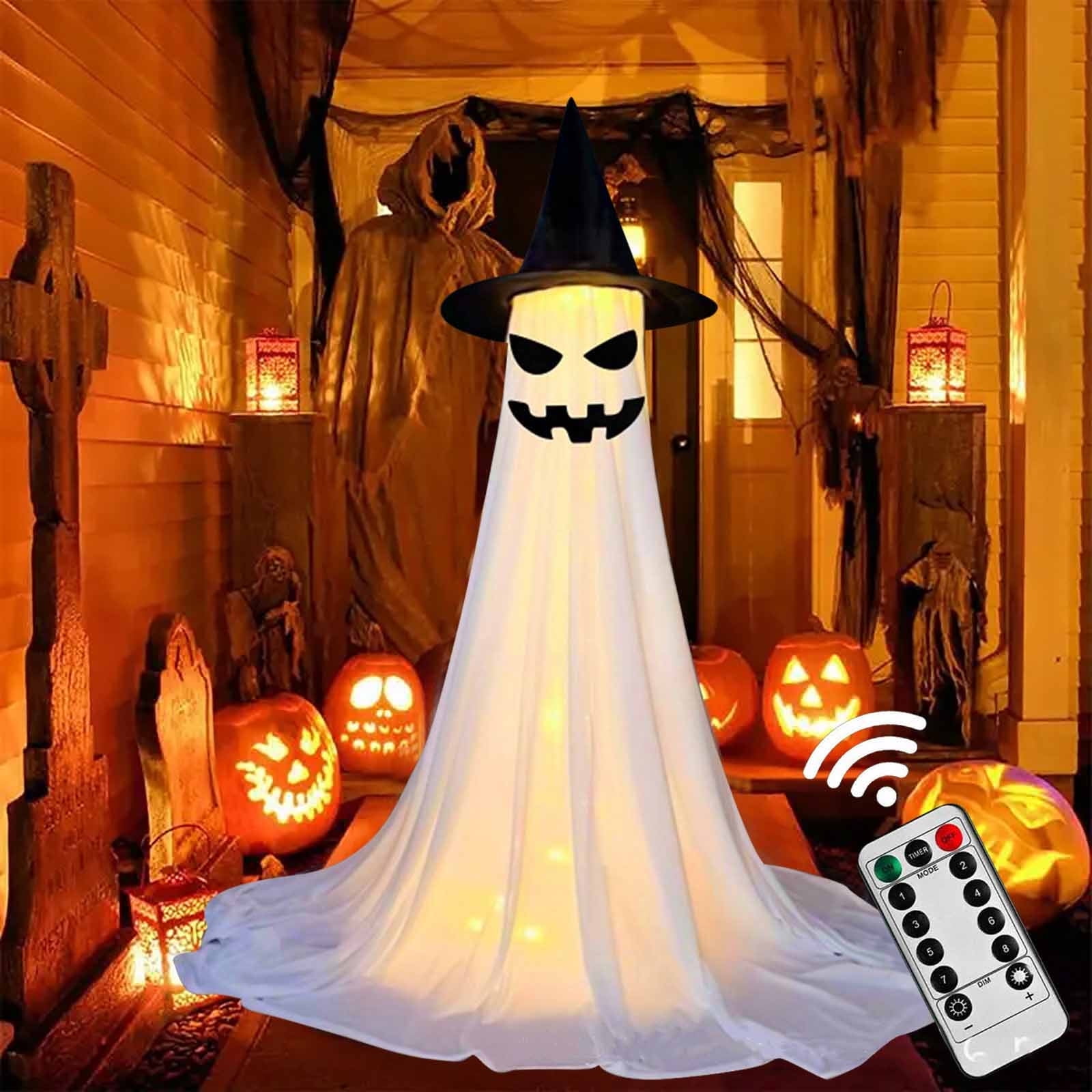 Halloween Decorations Outdoor Light up Ghost with Remote Control ...