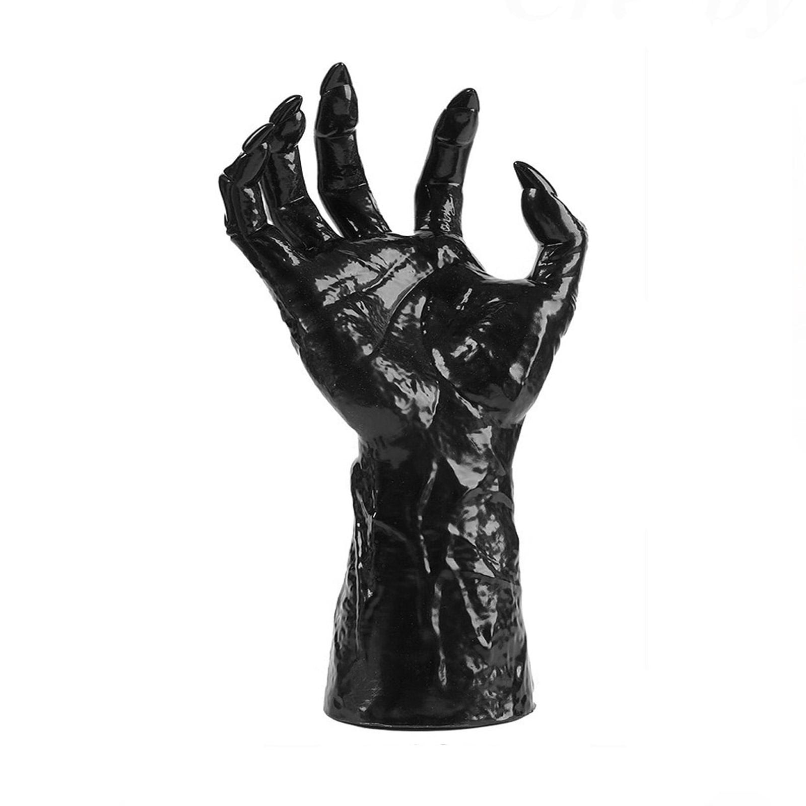 Halloween Decorations Outdoor Realistic Black Hand Sculpture Halloween ...