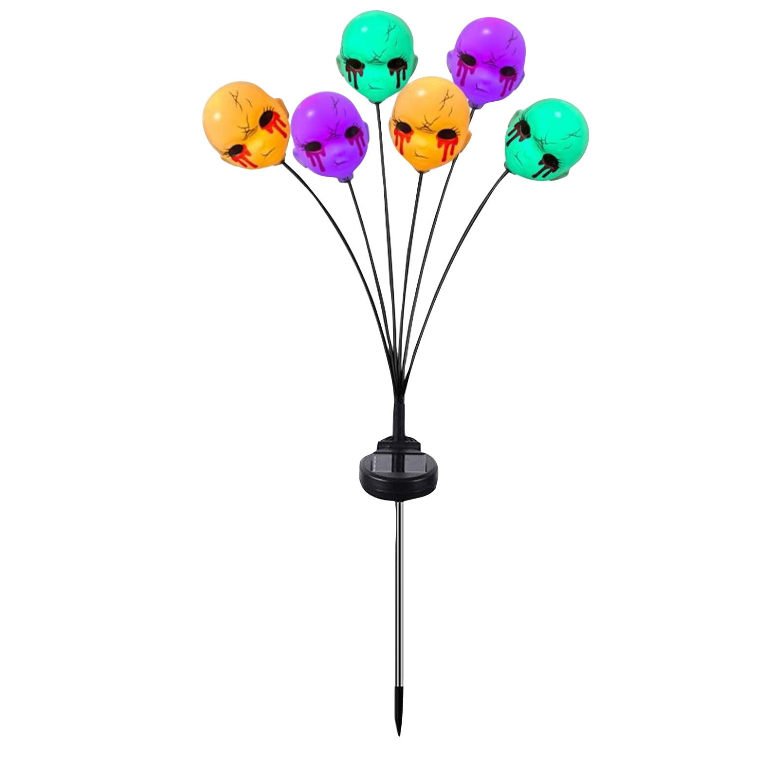 Halloween Decorations Outdoor Scary 3D Solar Eyeball Pathway Lights ...