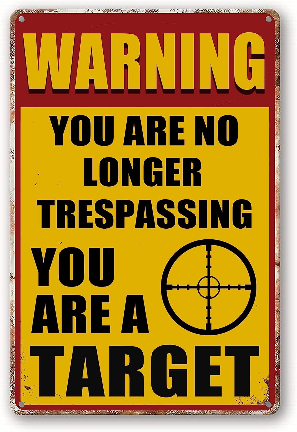 Halloween Decorations Outdoor Scary Metal Sign Halloween Bloody Horror ...