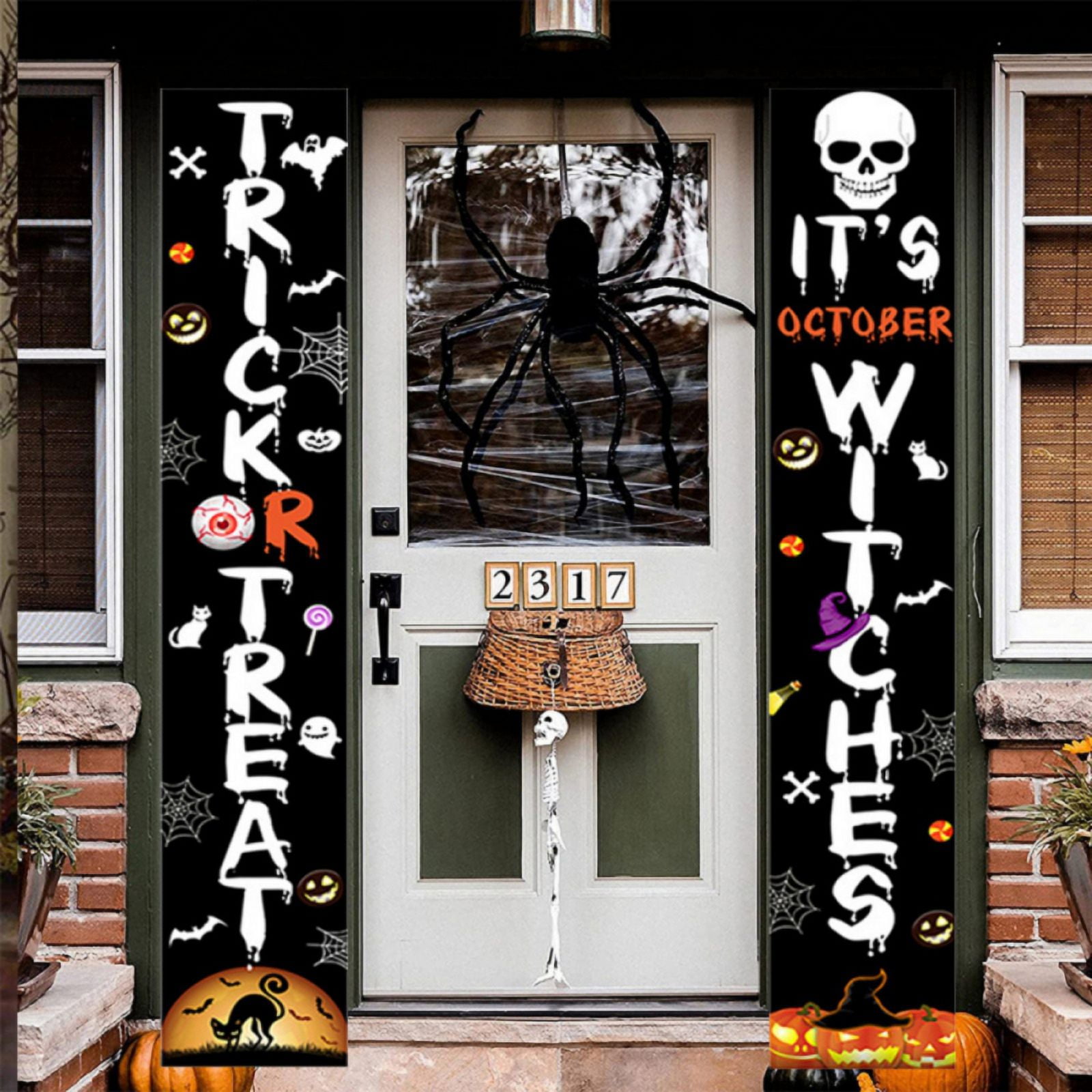 Halloween Decorations Outdoor ,Trick or Treat & It's October Witches ...