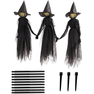 Halloween Flying Witch 2024 New Halloween Decorations Outdoor Scary ...