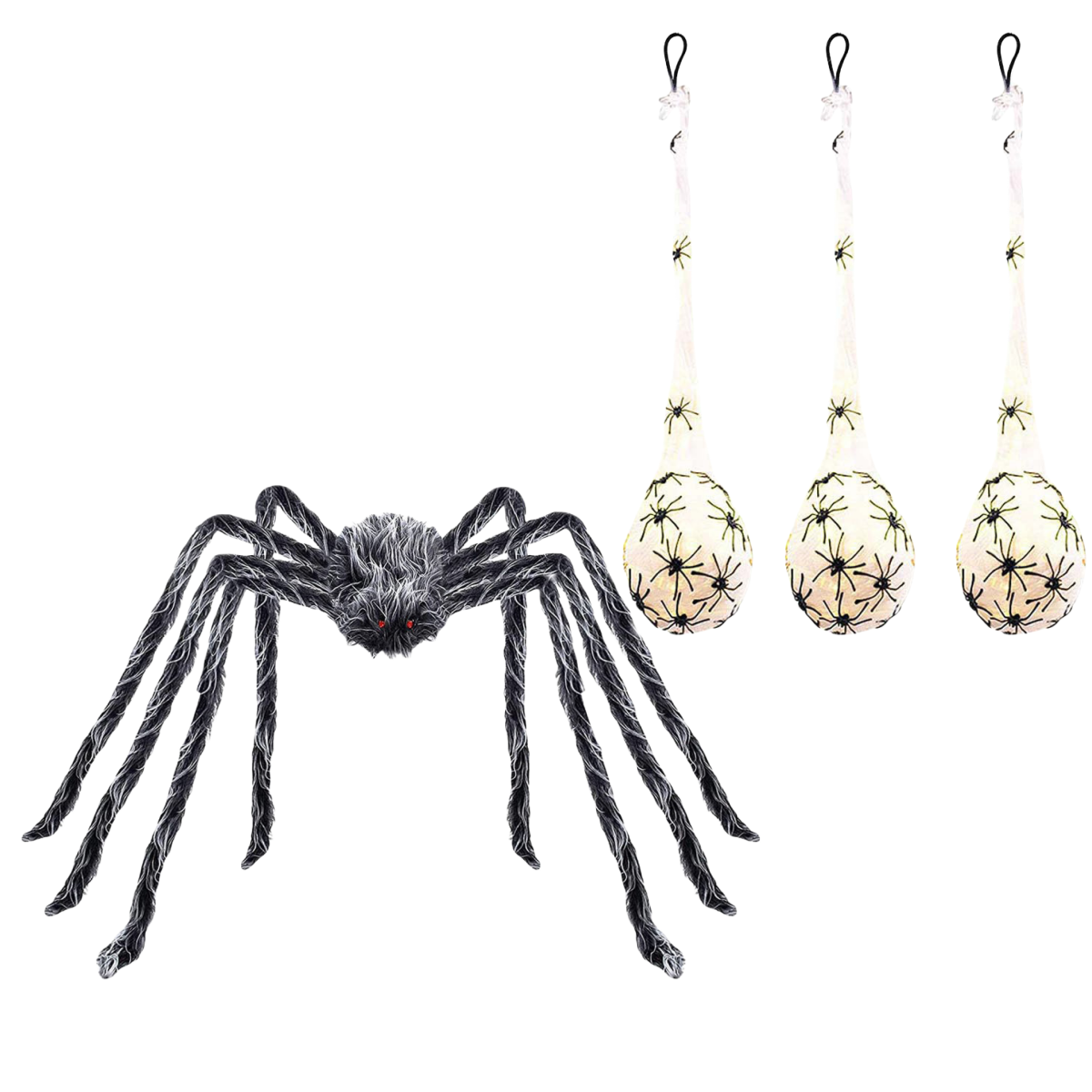 Halloween Decorations Outside Giant Spider - 79IN Giant Spider ...