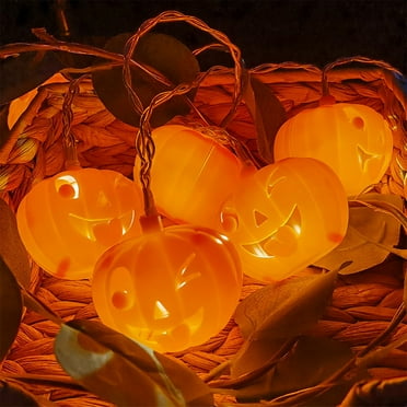 Vorkoi Halloween Skull String Lights Battery Operated Halloween Lights ...