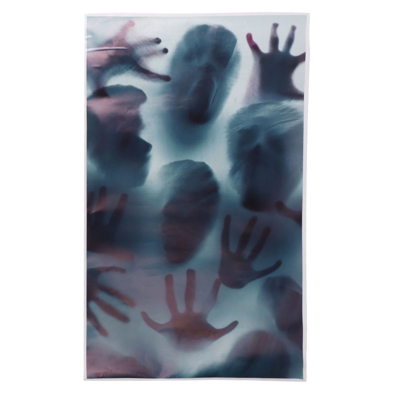 Halloween Decorations PVC Large Halloween Window Cling Scary Halloween ...