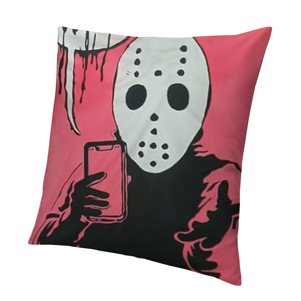 Halloween Decorations Pillow Covers No You Hang Up Pink Horror Ghost ...