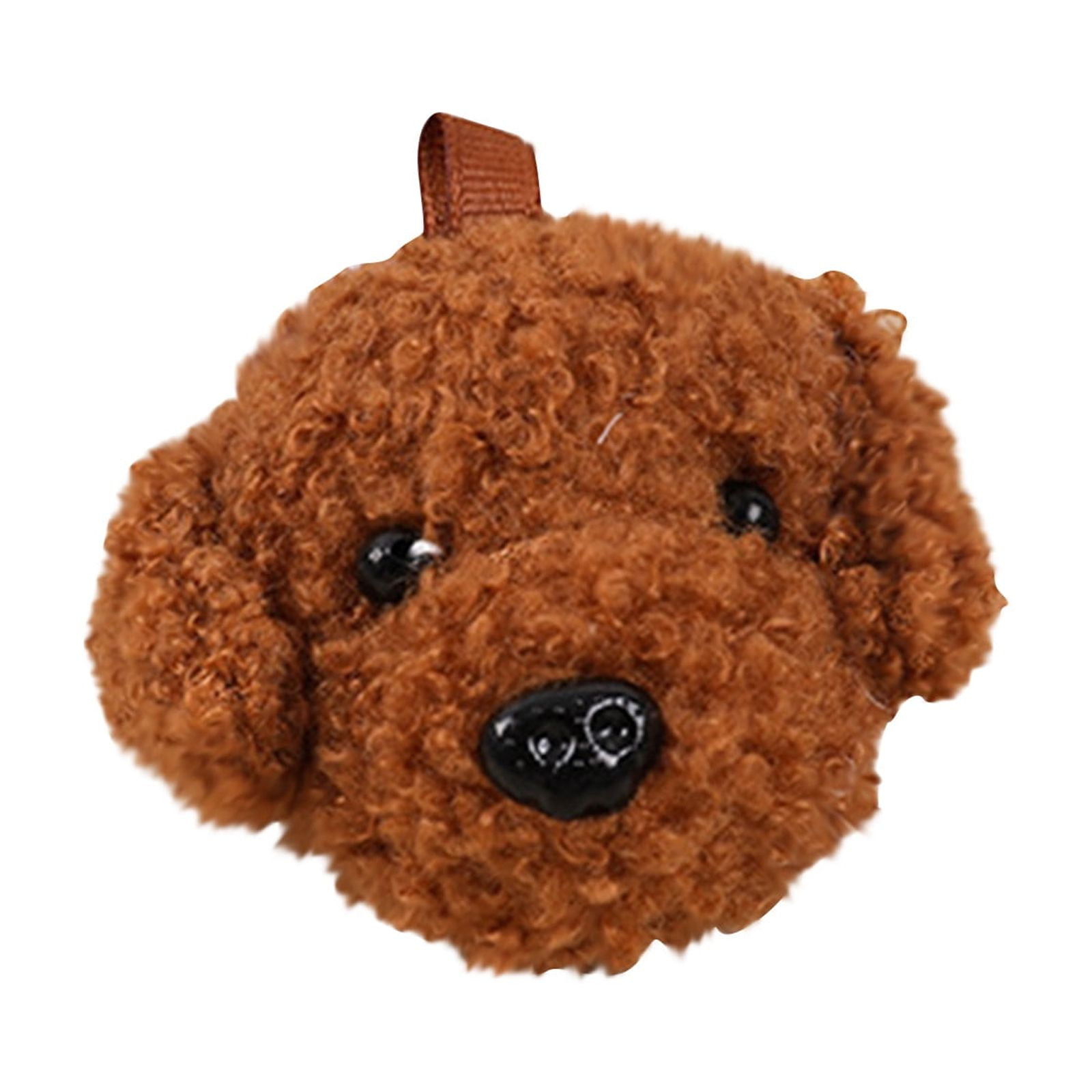 Halloween Decorations Plush Dog Head Keychain, Soft and Cute Puppy Bag ...