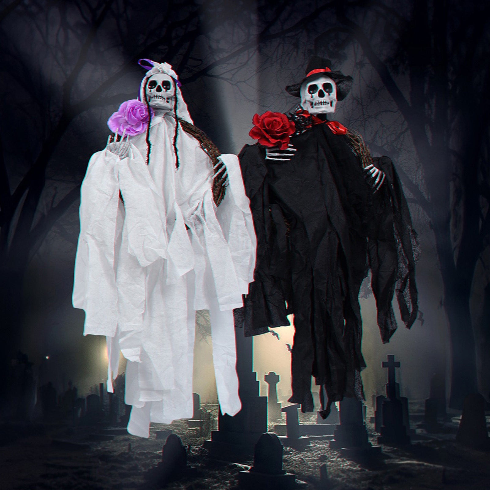 Halloween Decorations Props Hanging Grim Reapers with Creepy ...