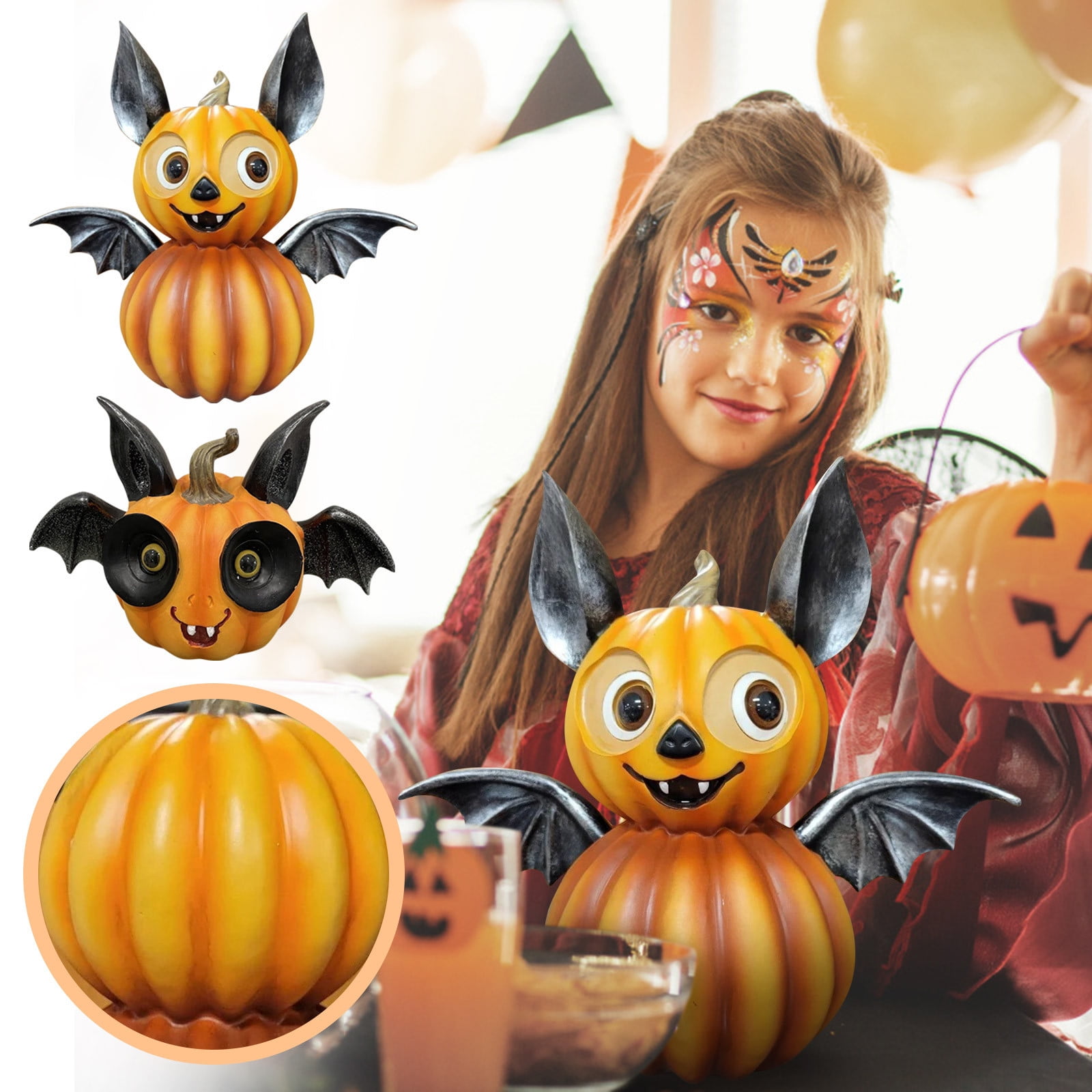 Halloween Decorations Pumpkinstatue, Halloween Pumpkinfreak Layout ...