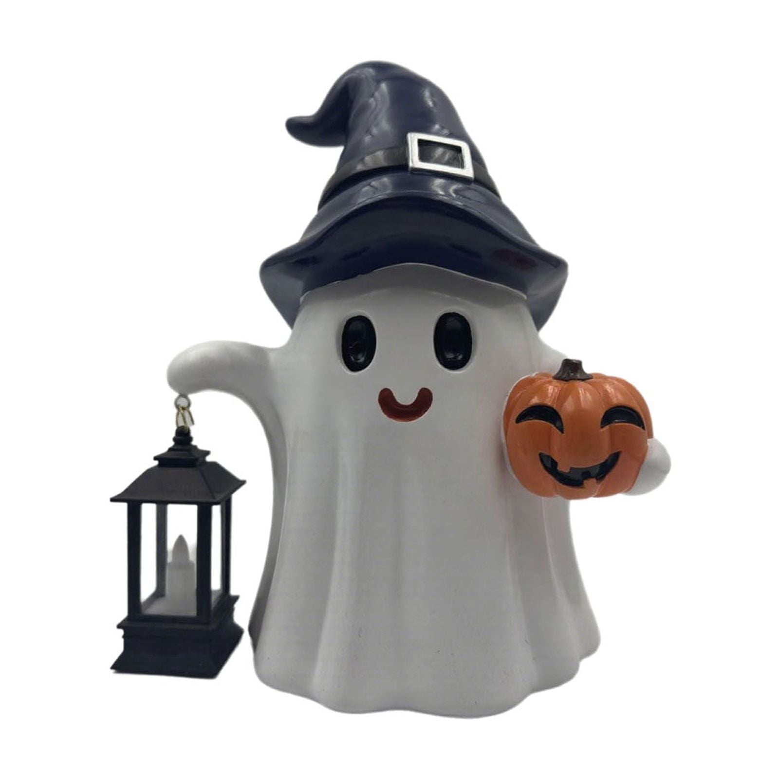 Halloween Decorations, Resin Ghosts with a Lantern, LED Cute Spooky ...
