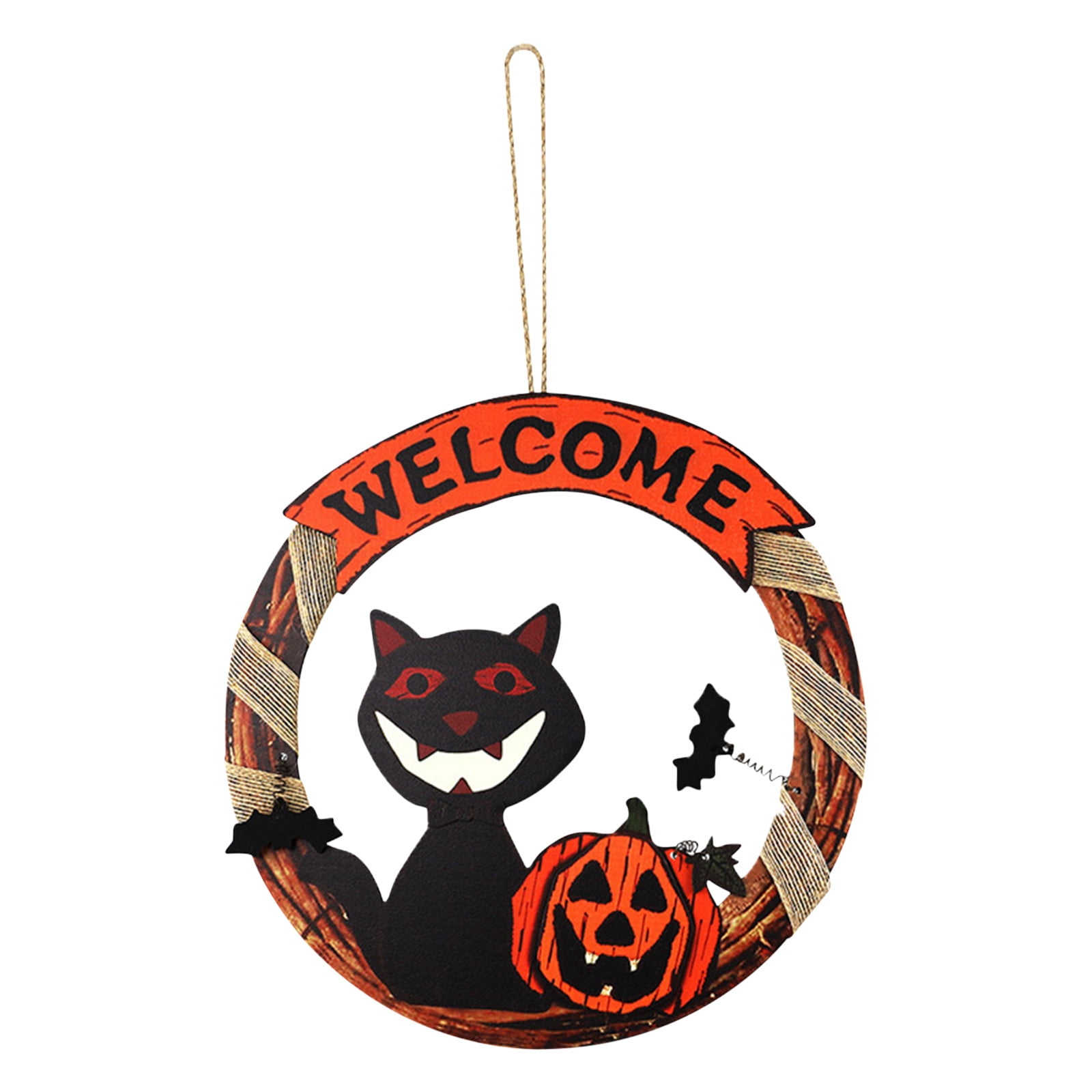 Halloween Decorations Savings! Dvkptbk Halloween Pumpkin Hanging Sign ...