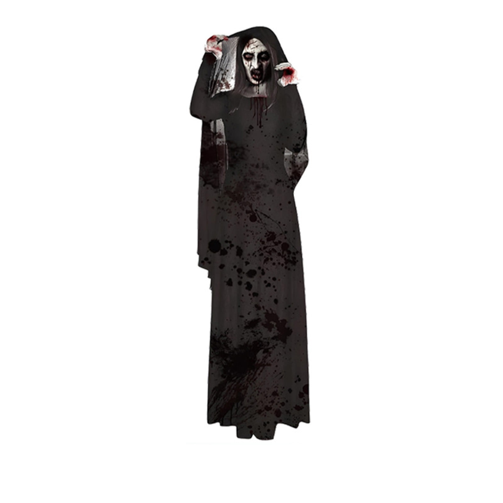 Halloween Decorations Scary Female Ghost Large Wall Decals Creepy ...